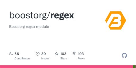 Github Boostorgregex Regex Module