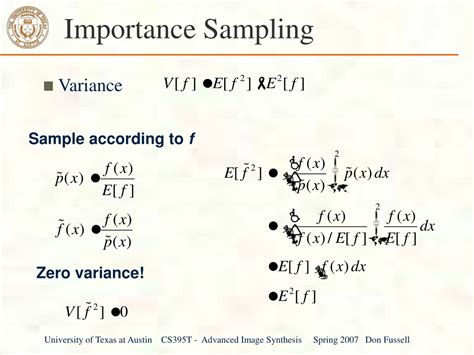 Ppt Advanced Image Synthesis Statistical Sampling And Variance Reduction Powerpoint