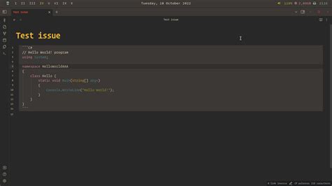 In Code Block For C The Syntax Highlight Don T Work In Reading View