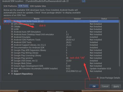 Android The Sdk Platform Tools Version 24 0 3 Is Too Old To Check