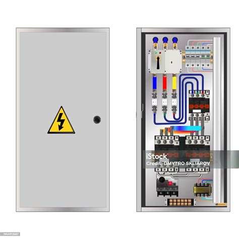 제어판 생산 제어 패널 및 전자 접촉기로 제어 벡터 그래픽 0명에 대한 스톡 벡터 아트 및 기타 이미지 0명 공장 산업 건물 공학 Istock