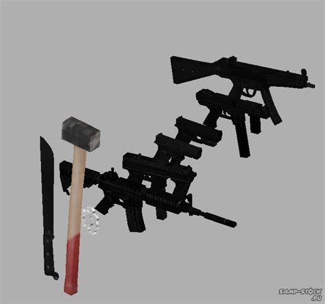 Gun Pack By Sneakerhead Player Samp Stock Моды файлы читы для Gta Samp