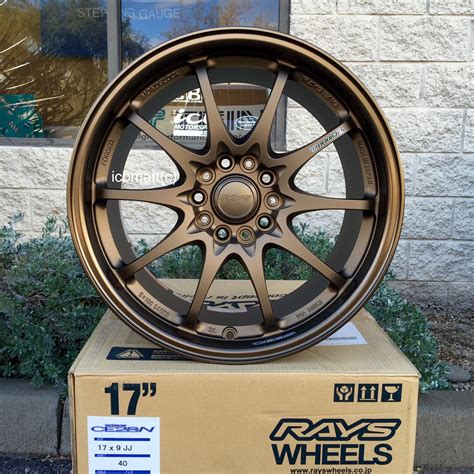 Rays Volk Racing Ce28n Wheels 17x9 5x114 3 40 Offset Bronze Sold