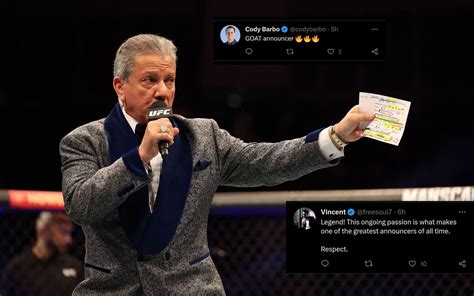 Bruce Buffer Ufc Legendary Ufc Announcer Bruce Buffer Shares Why He