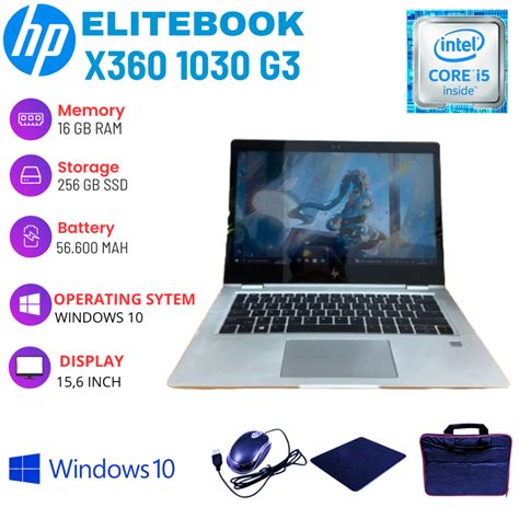 Jual LAPTOP HP ELITEBOOK FOLIO 1040 G3 X360 1030 G2 X360 1030 G3 SECOND BERGARANSI 100 LAPTOP