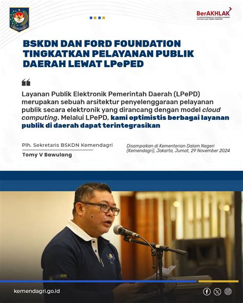 BPP Kemendagri Sosialisasikan SIKERJA BSKDN