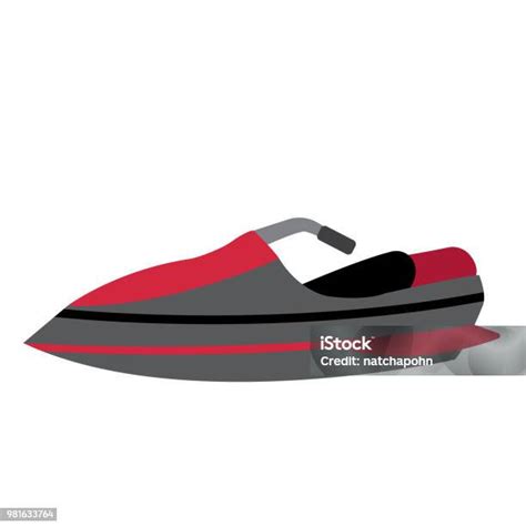 제트 스키 교통 만화 캐릭터 측면 보기 벡터 일러스트 레이 션 0명에 대한 스톡 벡터 아트 및 기타 이미지 0명 2차 도형 강 Istock