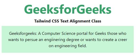 Tailwind Css 文本对齐 码农参考