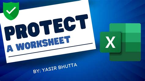 how to protect a worksheet excel for microsoft 365 excel tutorial for beginners