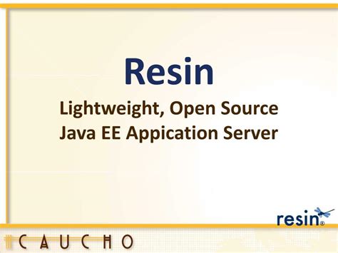 ppt resin lightweight open source java ee appication server powerpoint presentation id 1584166