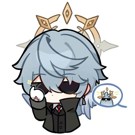 Sunday Sticker In 2024 Chibi Anime Guys Blessed Sunday