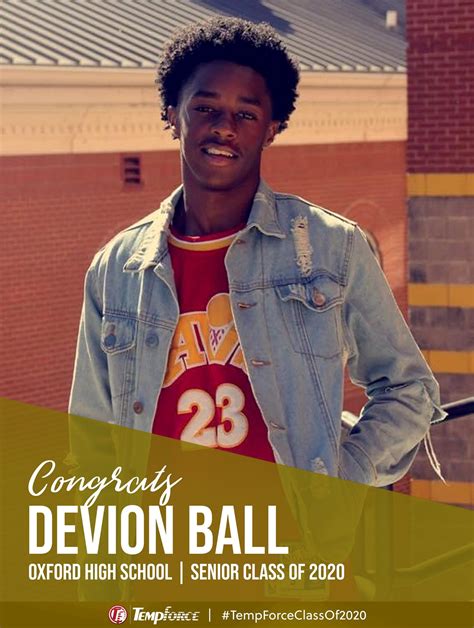 Tempforce Congratulations To Devion Ball Class Of 2020