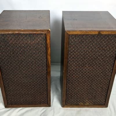Vintage Pair Of Frazier Super Monte Carlo Bookshelf Speakers Reverb