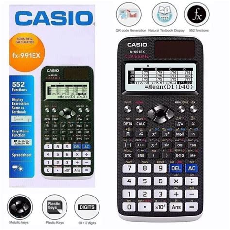 Casio Fx 991ex Classwiz Advanced Engineering Scientific Calculator 552 Functions £10 67