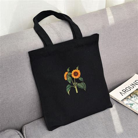 Women Canvas Shopping Bags Eco Reusable Sweet Ladi Grandado
