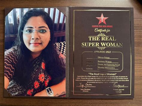 Dhivya Sriram On Linkedin Foreverstarindiaawards2023 Entrepreneur
