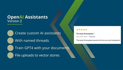 openai assistants api gpt 4o template bubble