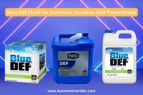 10 Best Def Fluid For Cummins Duramax And Powerstroke 2025
