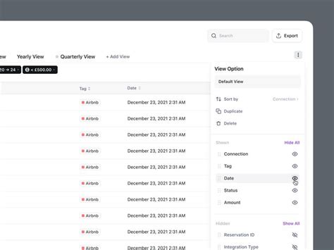 View Option Sorting Sorting Web Design User Interface Design