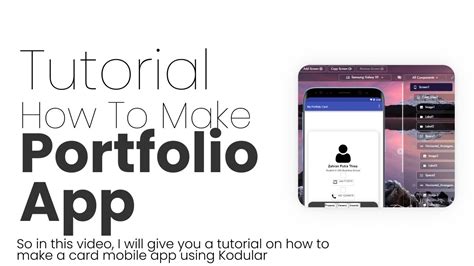 How To Make Card App In Kodular Kodular Tutorial Youtube