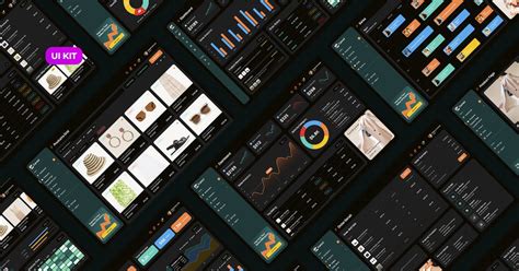 Sales Analytics Dashboard Dark Ui Ux And Ui Kits Websites Ft
