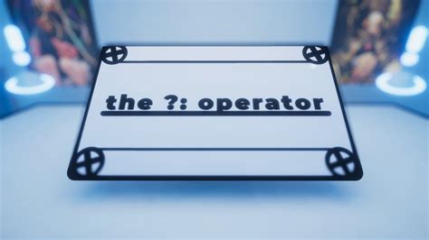 How The Operator Works In C Conditional Ternary Operator Youtube