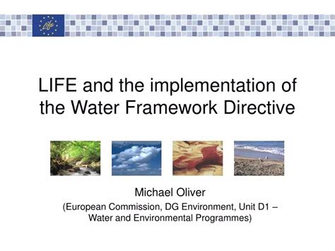 Ppt Life And Water Framework Directive Implementation Powerpoint