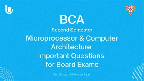 Microprocessor And Computer Architecture Important Questions