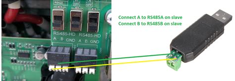 Connecting Usb To Rs Converter On Inverter TrackSo Solar PV Monitoring And Analytics
