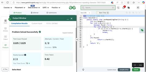 gfg160codeeveryday geeksforgeeks javaprogramming gfgstreak2025