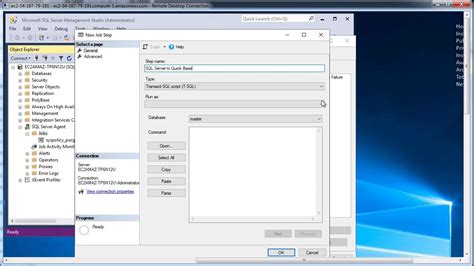 Using Sql Agent To Run An Ssis Package Youtube