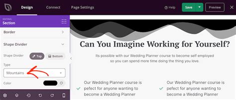 How To Create A Custom Shape Divider In WordPress 2 Ways