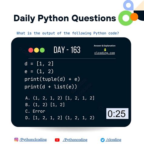 Python Coding On Linkedin Python Coding Challenge Day 163 What Is