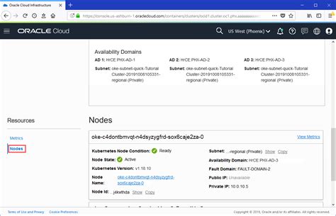 Create A Cluster With Oracle Cloud Infrastructure Container Engine For Kubernetes