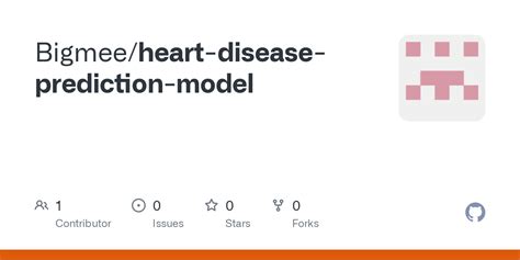 Github Bigmeeheart Disease Prediction Model