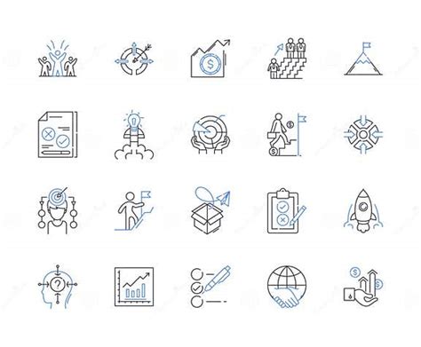 协同管理大纲图标集合 协作共享相互依存 向量例证 插画 包括有 咨询 连接 社区 合并 帮助 275176341