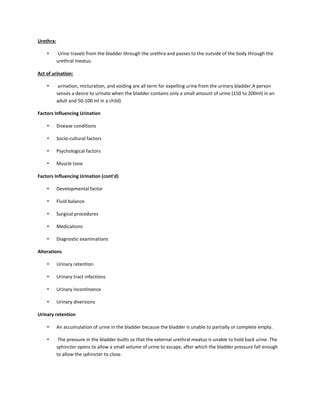 Concept Of Elimination Docx