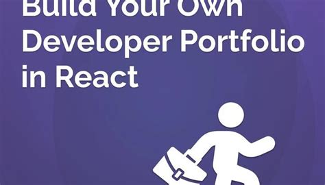 Build Your Own Developer Portfolio In React Sitepoint Premium