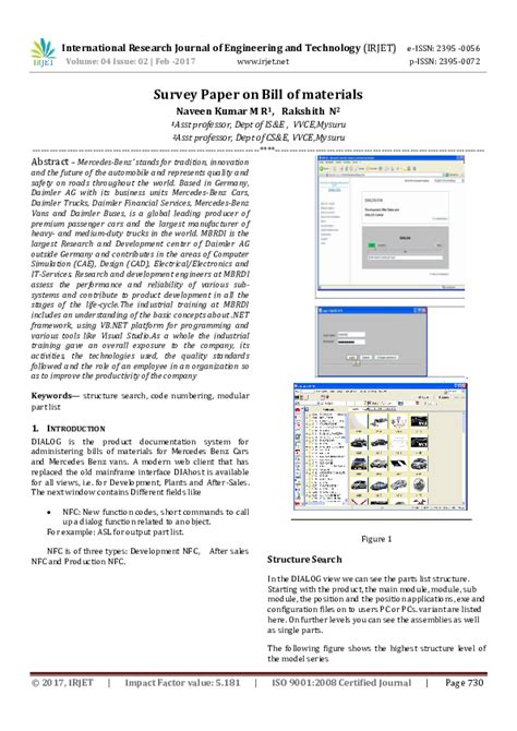 pdf irjet survey paper on bill of materials