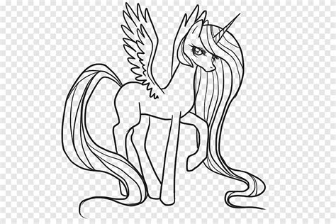 공주 루나 색칠하기 책 조랑말 라인 아트 드로잉 내 작은 조랑말 Fluttershy 말 화이트 Png Pngegg