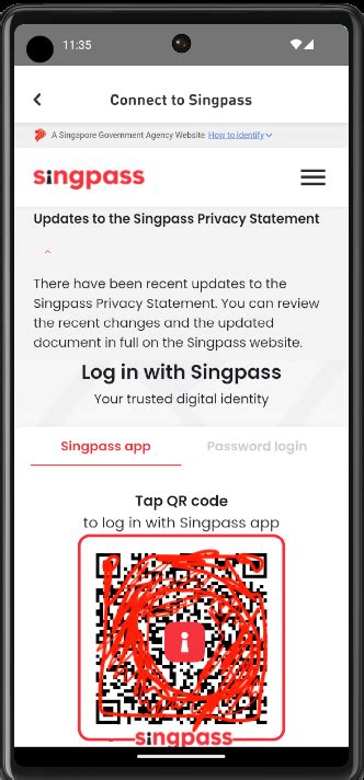 Singpass Redirection Not Working When You Click Qr Code In Android