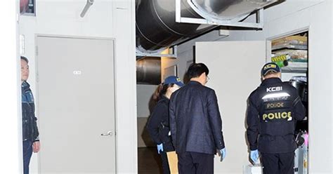 [t포토] 조민기 사망 현장 감식 중