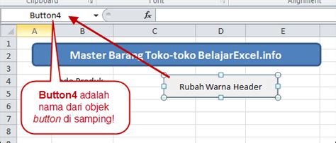 Belajar Excel VBA Excel Mengenal Object Property Dan Event