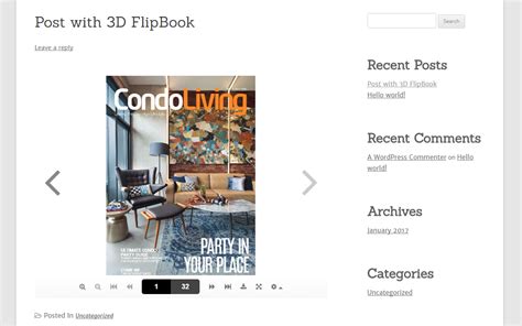 3d Flipbook Wordpress Plugin User Manual