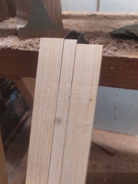 Testing Laminating Carbon Fibre In Neck Blanks — Measured The Same Pieces Of Wood Before And
