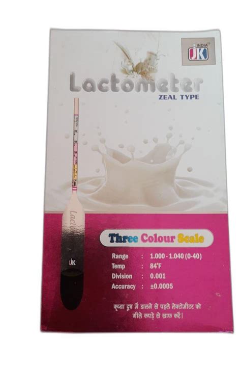 Borosilicate Glass Lactometer Three Colour Scale For Oil Purity Test