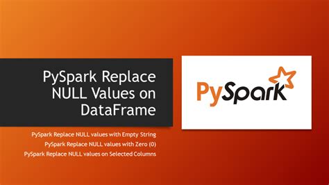 How Can I Use Fillna And Fill In Pyspark To Replace Null Or None