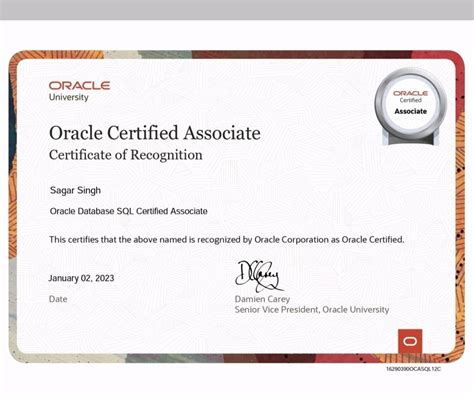 Oracle Database Sql Sagar Singh