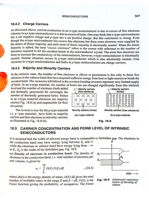 Dependence Of Fermi Level On Carrier Concentration Pdf