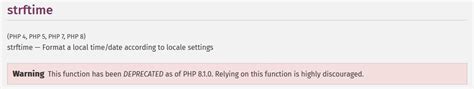 Bug Some Modules Still Use The Deprecated Strfime · Issue 16421 · Yetiforcecompany